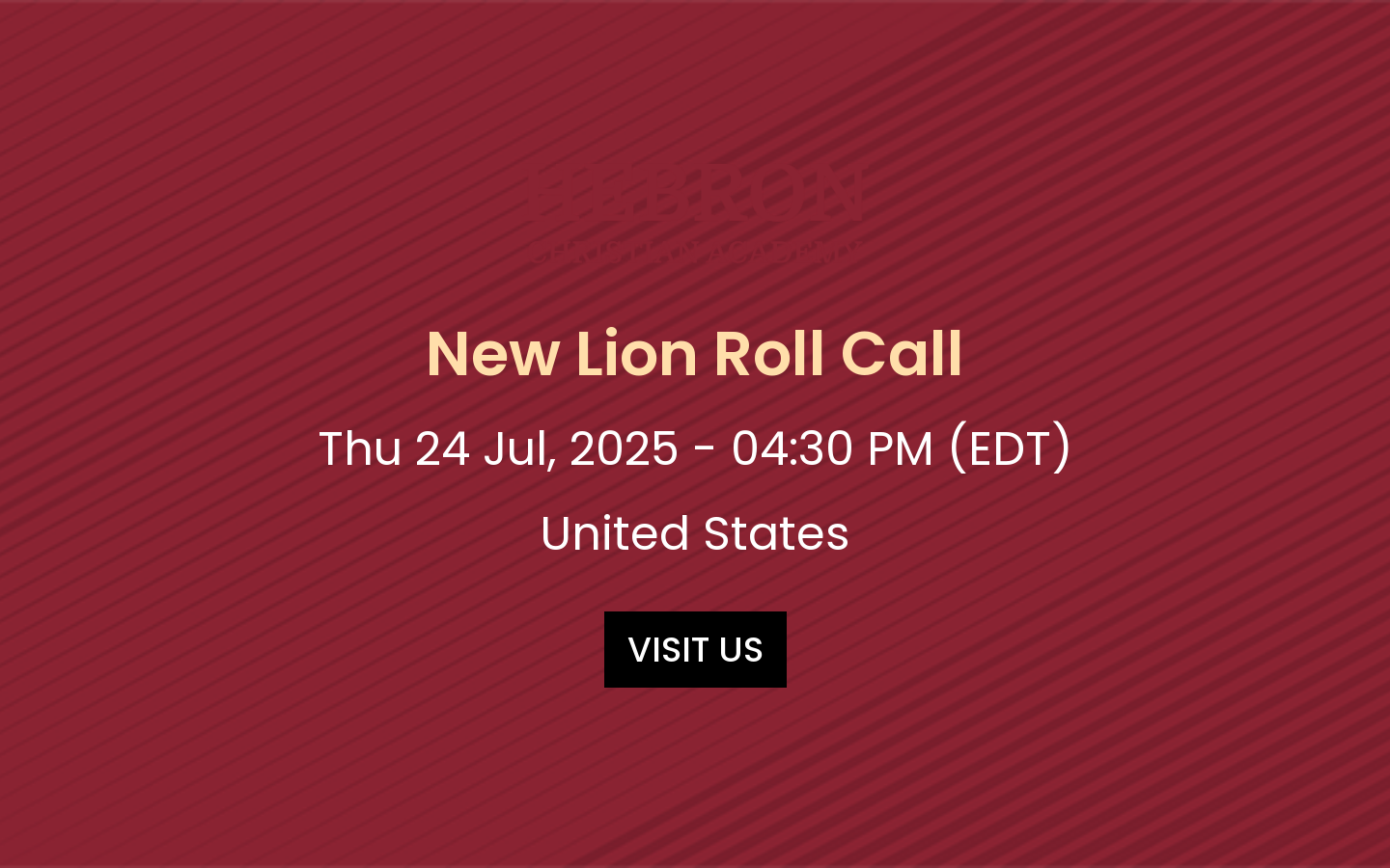 New Lion Roll Call